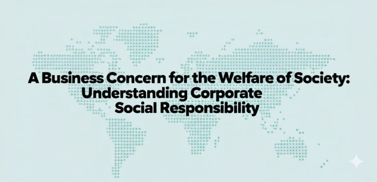 A Business Concern for the Welfare of Society: Understanding Corporate ...